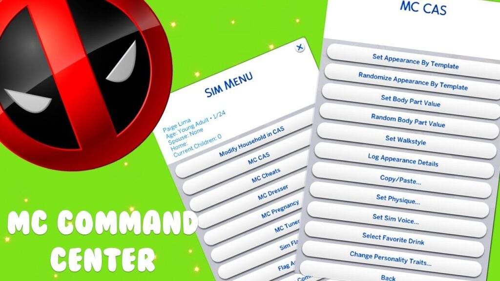 TÌM HIỂU VỀ MOD MC COMMAND CENTER (MCCC) - Chơi The Sims không đằng đó ơi
